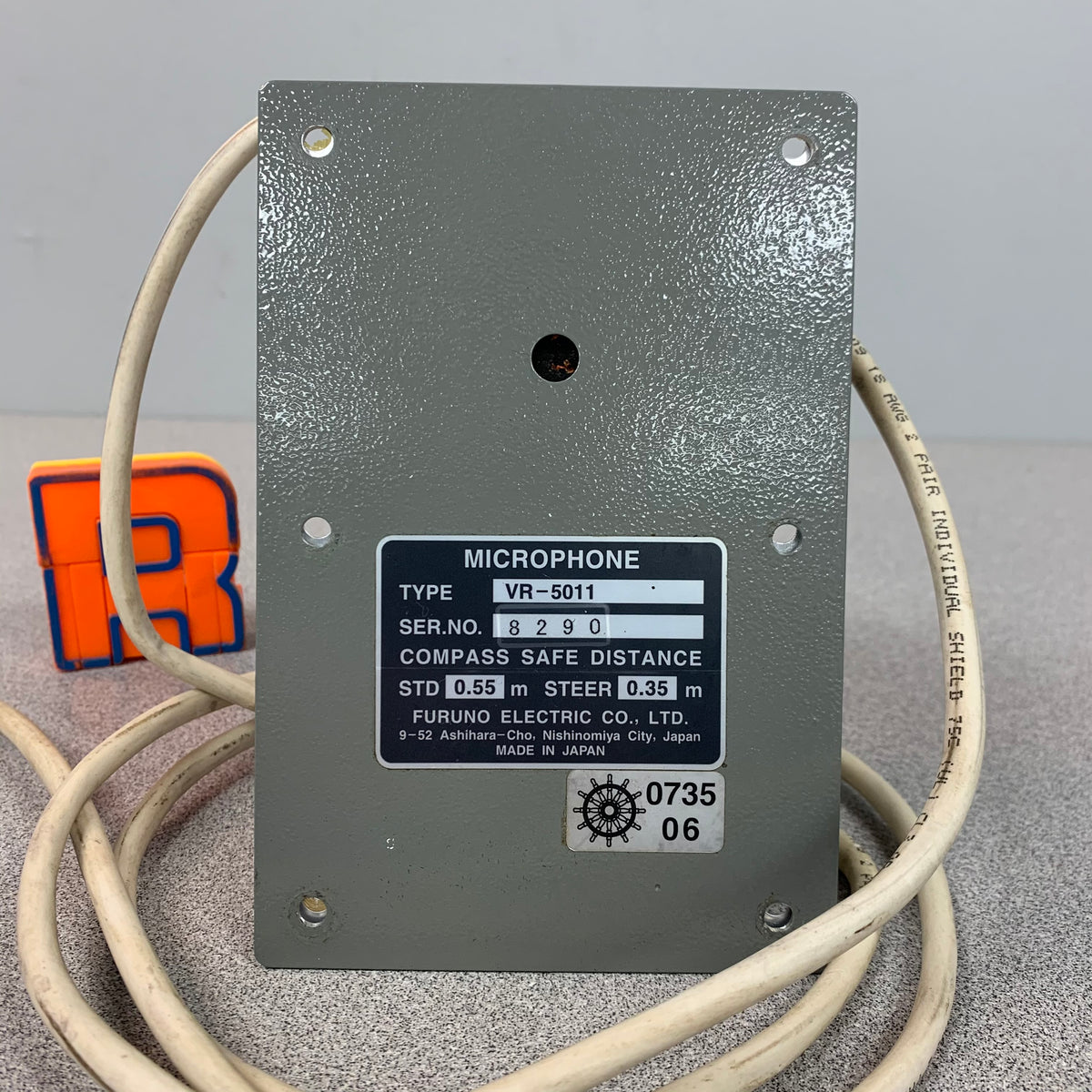 Furuno VR-5011 Bridge Microphone, S-VDR (Used) – Gulf Asset Recovery