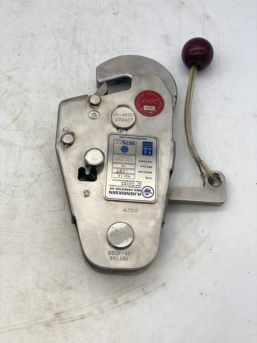 Henriksen HCH-1.5 Crane Hook, 1.5 Ton (Open Box) – Gulf Asset Recovery