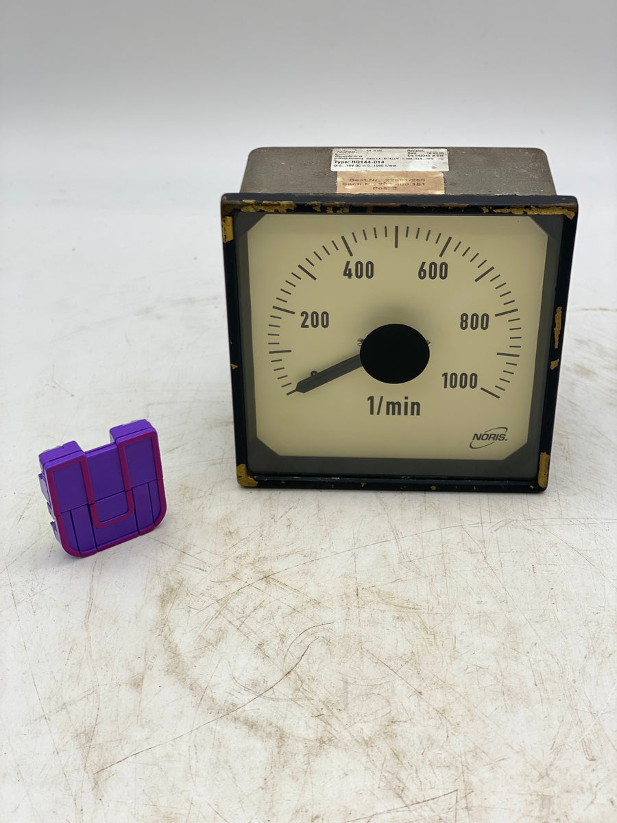 Noris Automation RQ144-014 0-1000 RPM Indicator (Used) – Gulf Asset ...