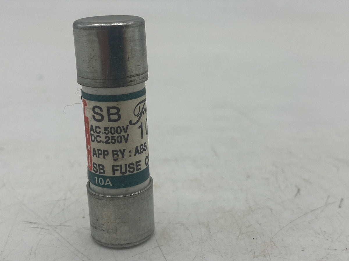 SB Fuse Co. SB-C1 Fuse, 10A, 500V, *Lot of (10)* (No Box) – Gulf Asset ...
