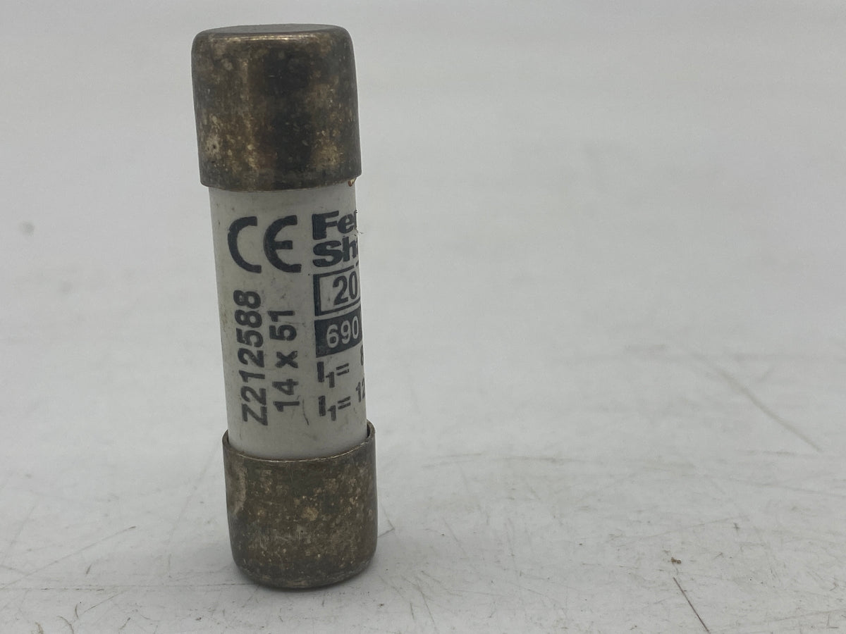 Ferraz Shawmut gl-gG Fuse, 20A, 3W, *Lot of (10) Fuses* (No Box) – Gulf ...