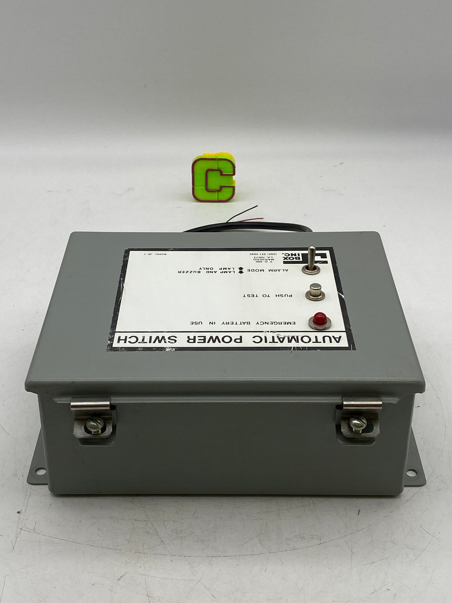 J-Box JB-1 Automatic Power Switch w/ Sperry Marine Radio Pwr Cord (Use ...