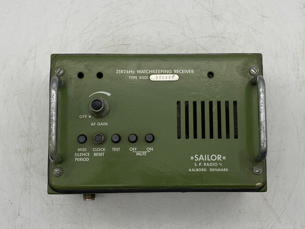 Sailor R501 Watchkeeping Receiver, 2182 kHz (Used) – Gulf Asset Recovery