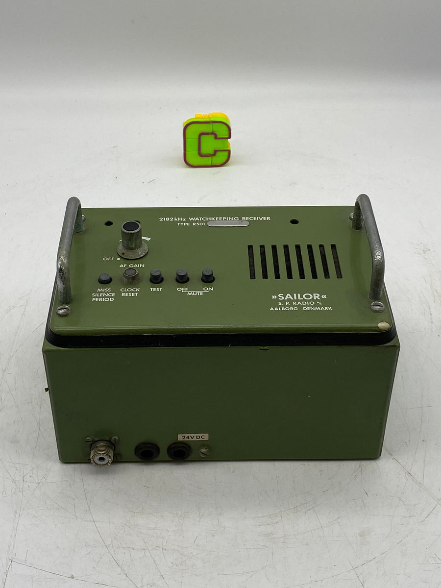 Sailor R501 Watchkeeping Receiver, 2182 kHz (Used) – Gulf Asset Recovery