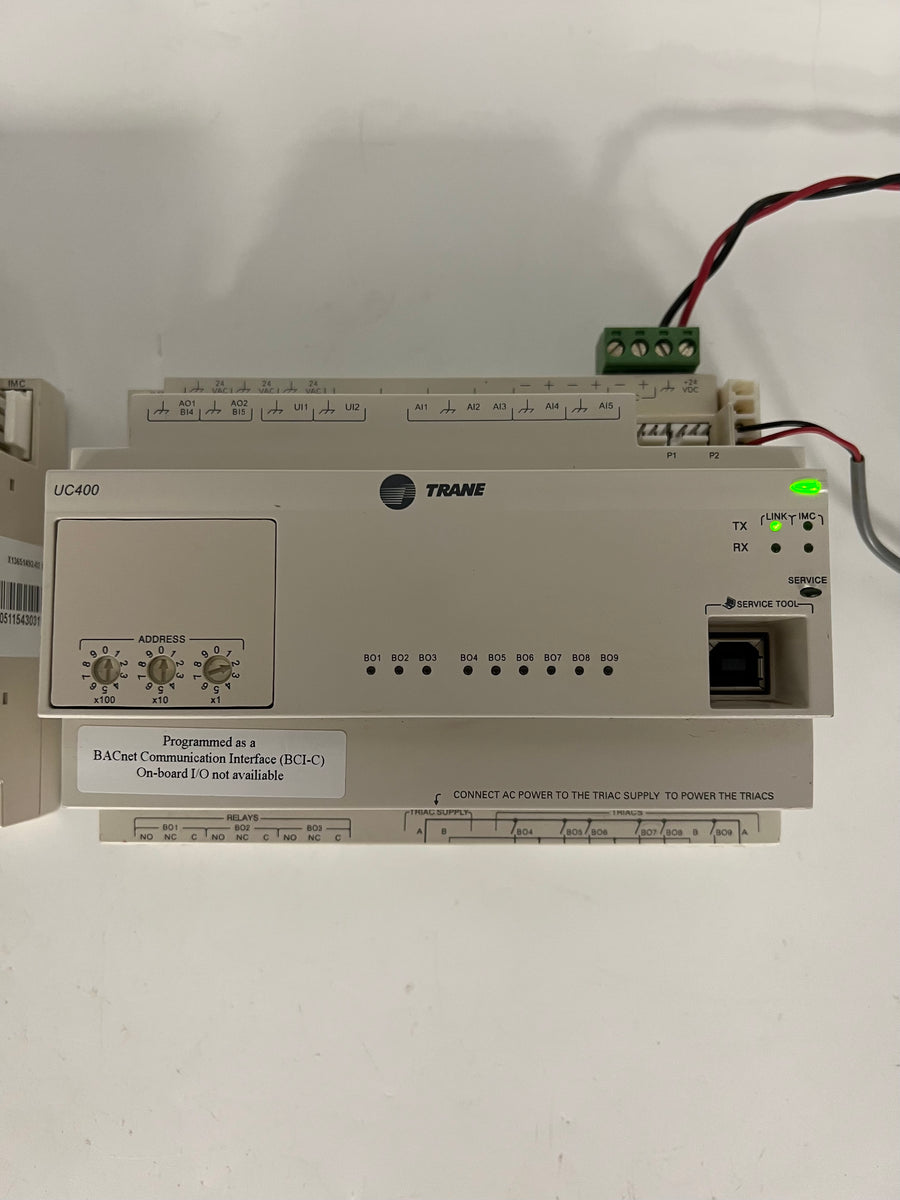 Trane Tracer UC400 (x2), Bacnet Terminator (x1) HVAC Programmable Term ...