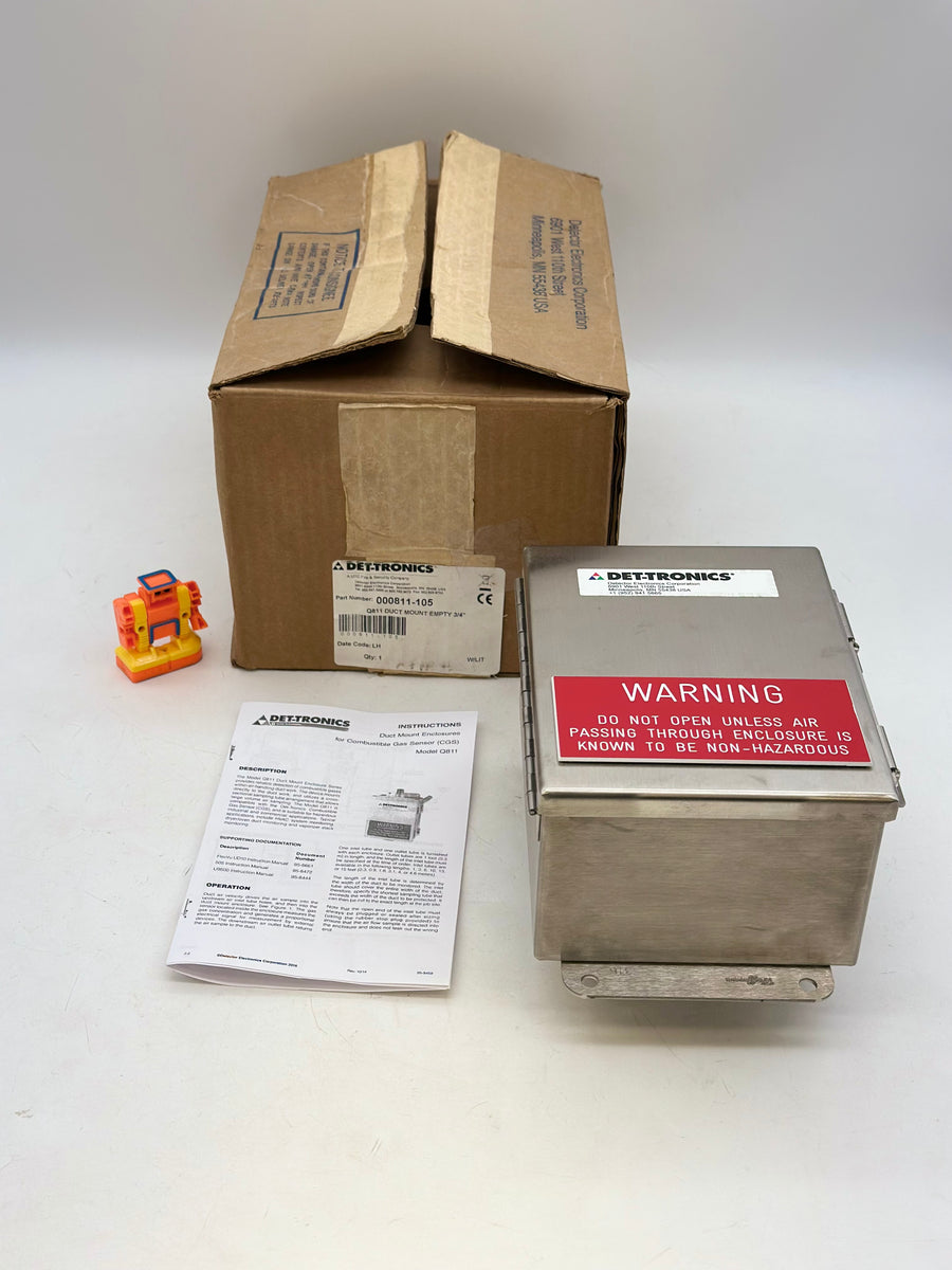 Det-Tronics 000811-105 Q811 CGS Duct Mount Enclosure, 3/4" (Open Box ...