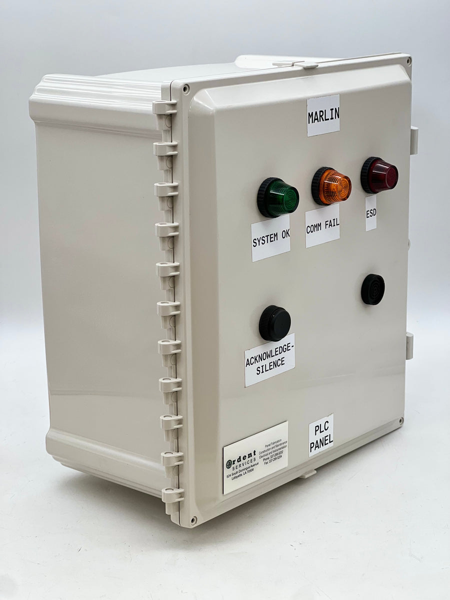 Remote ESD Control Panel Enclosure Allen Bradley 1766-L32BXB, Sixnet S ...