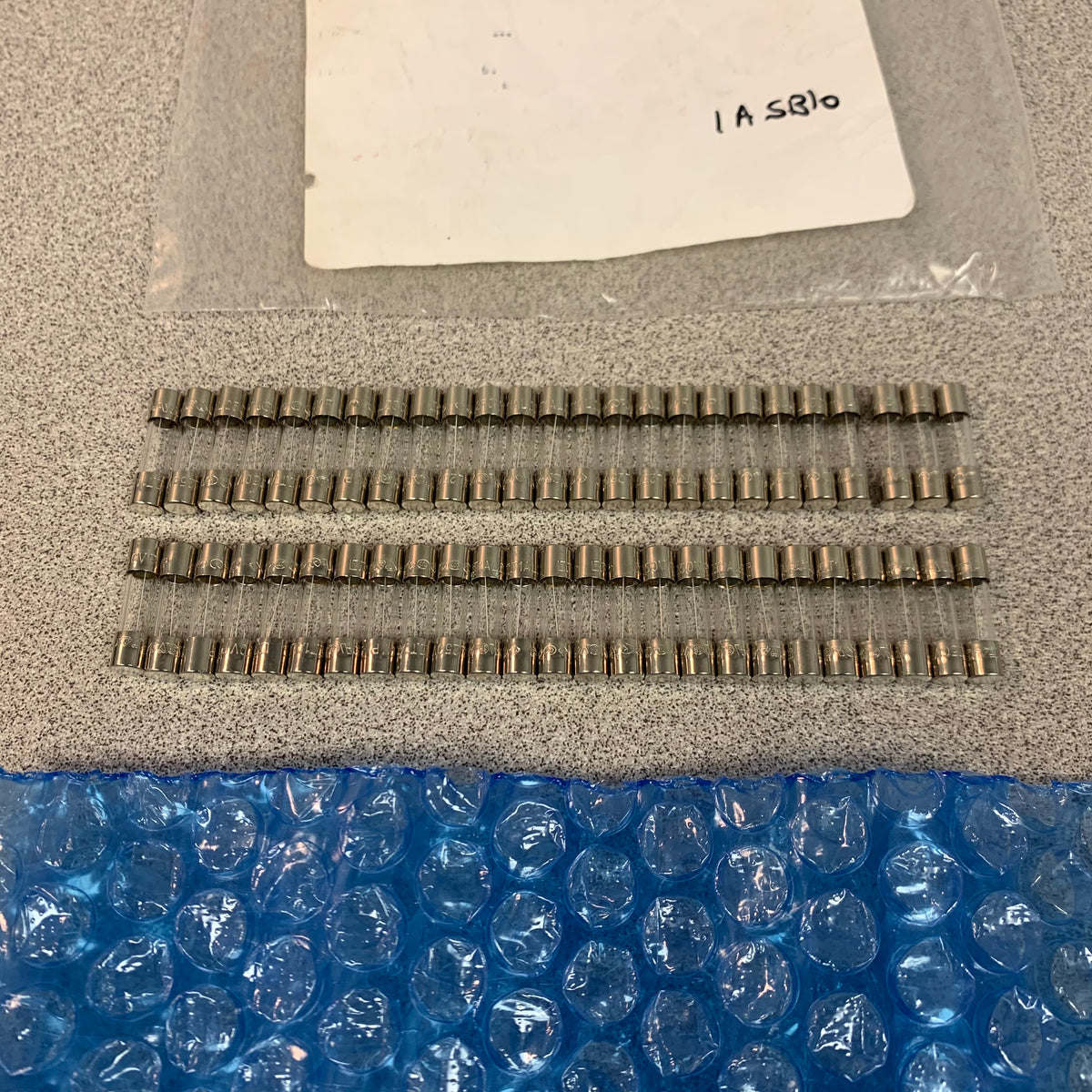 Littelfuse T1AL250V Slow-Blow Glass Fuse, 1A, 250V, *Lot of (50) Fuses ...