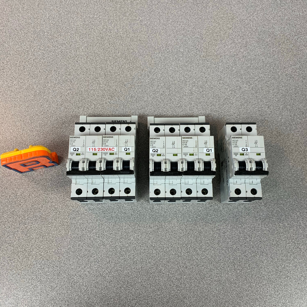 Siemens 5SY4210-7 5SY4206-7 5SY4202-7 Circuit Breakers, *Lot of (5) Br – Gulf Asset Recovery
