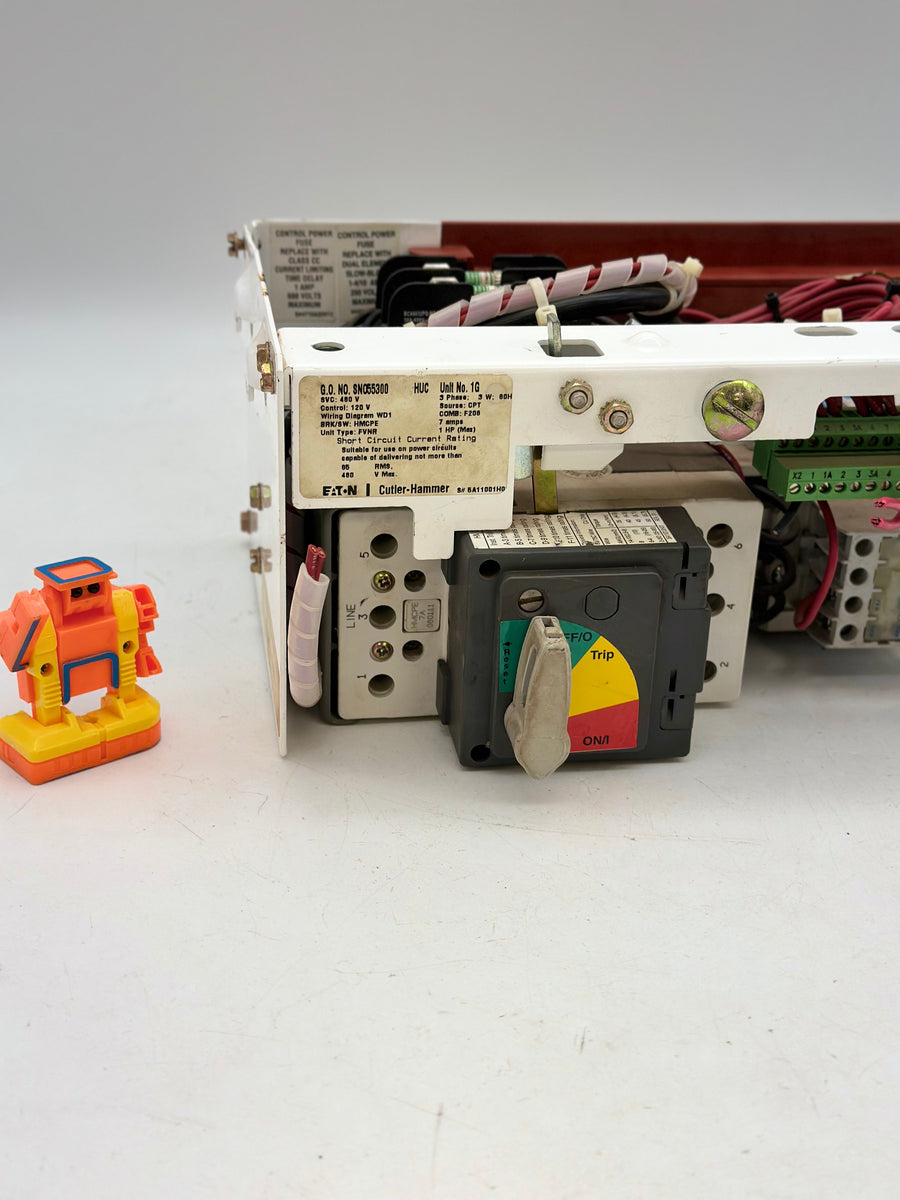 Eaton 1HP 7A Motor Controller HMCPE MCC Bucket (Used) – Gulf Asset Recovery