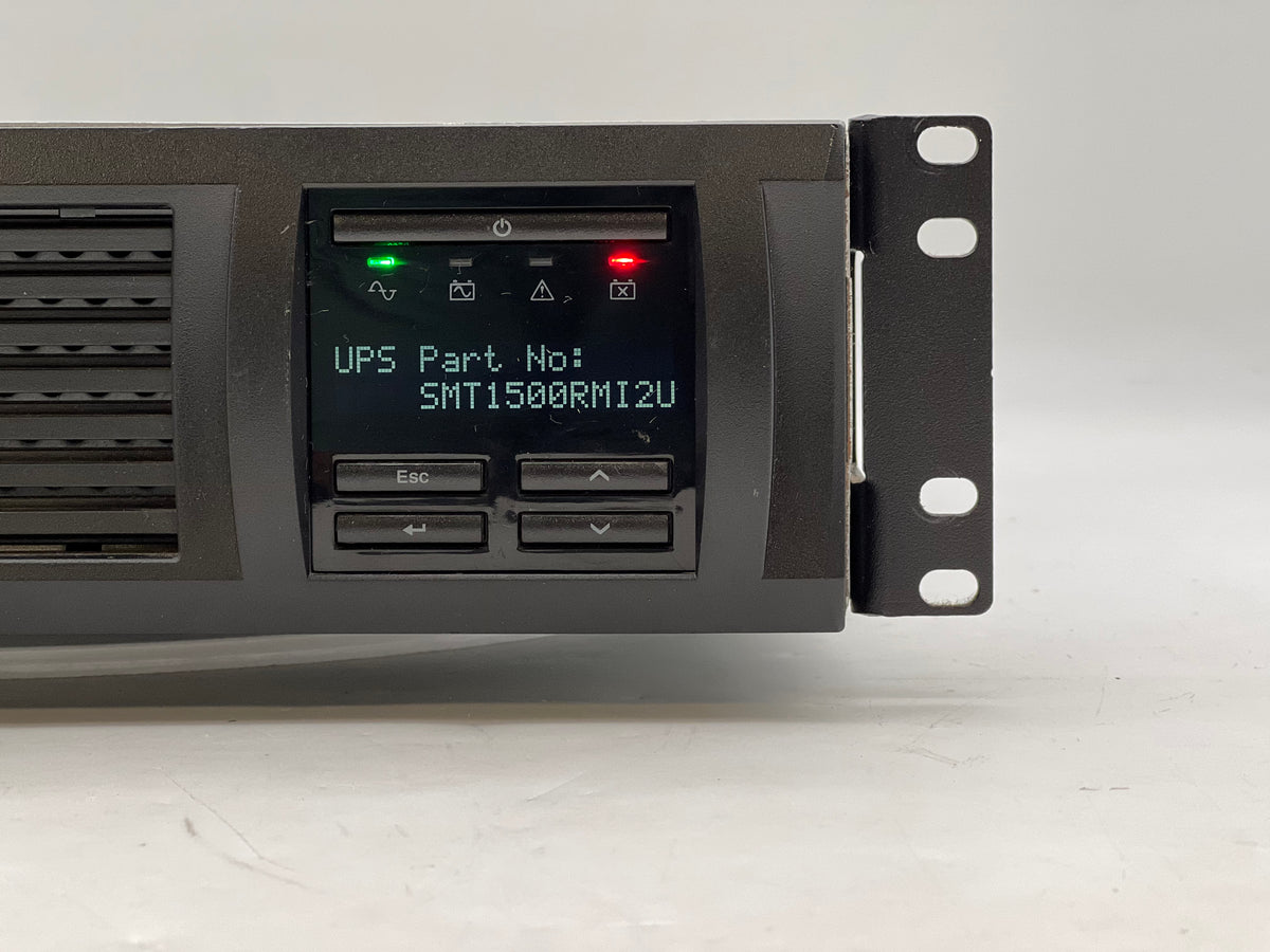 APC SMT1500RMI2U Smart-UPS 1500 Rack Mountable Battery Backup UPS (Use ...