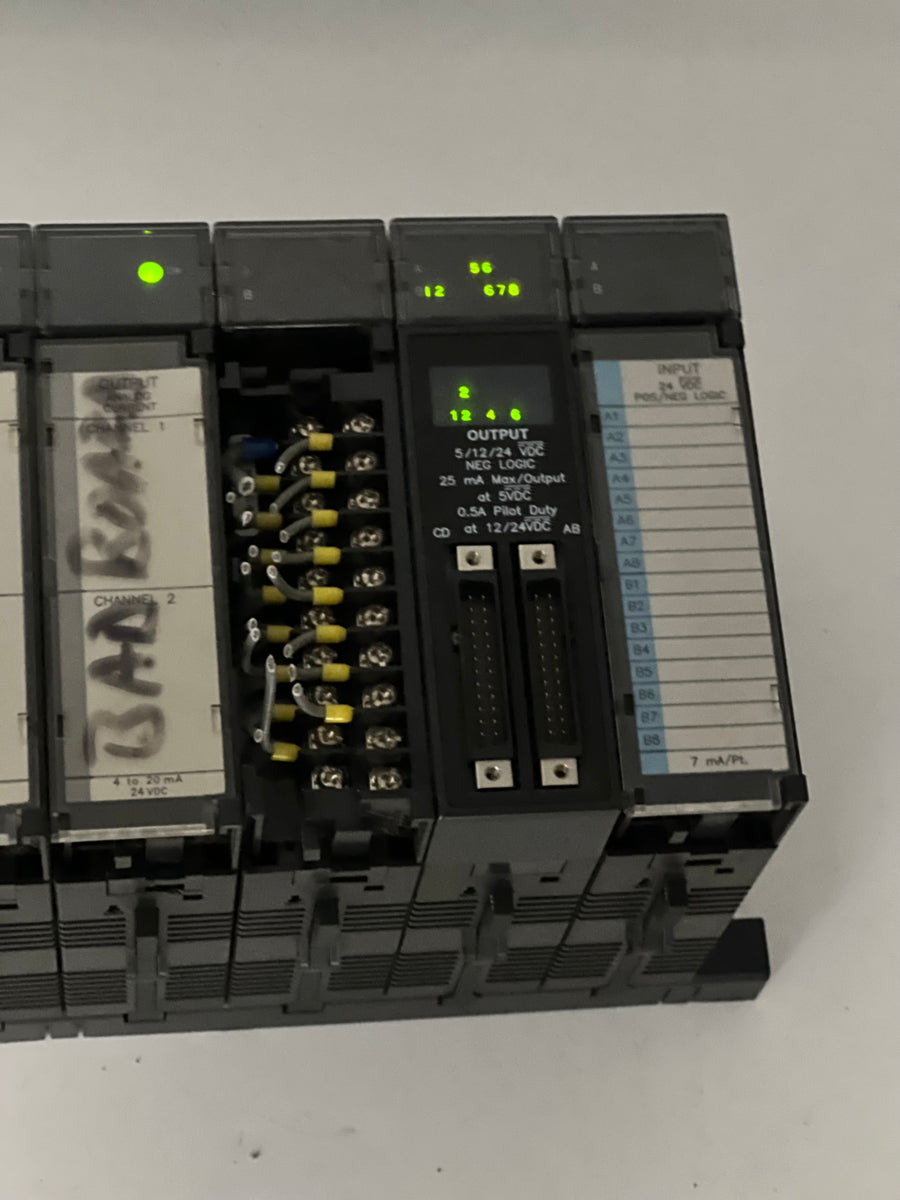 GE Fanuc Emerson PACSystem RX3i PLC Power Supply w/ (10) Slot Base, (1 ...