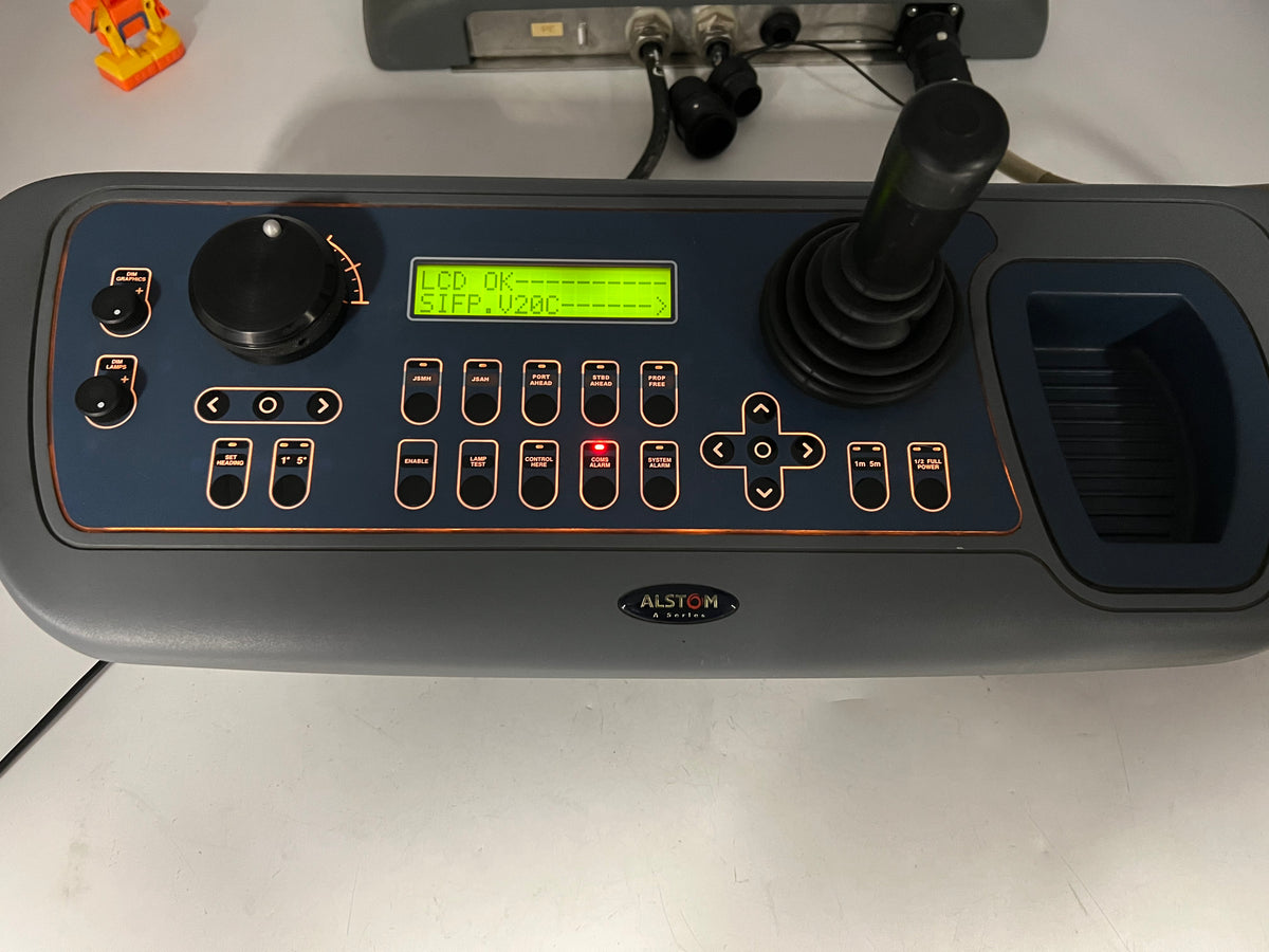 Alstom Joystick Controller Station w/ Mount Bracket for Marine DP Syst ...