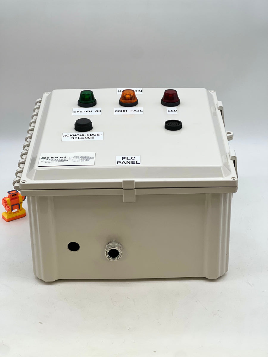 Remote ESD Control Panel Enclosure Allen Bradley 1766-L32BXB, Sixnet S ...
