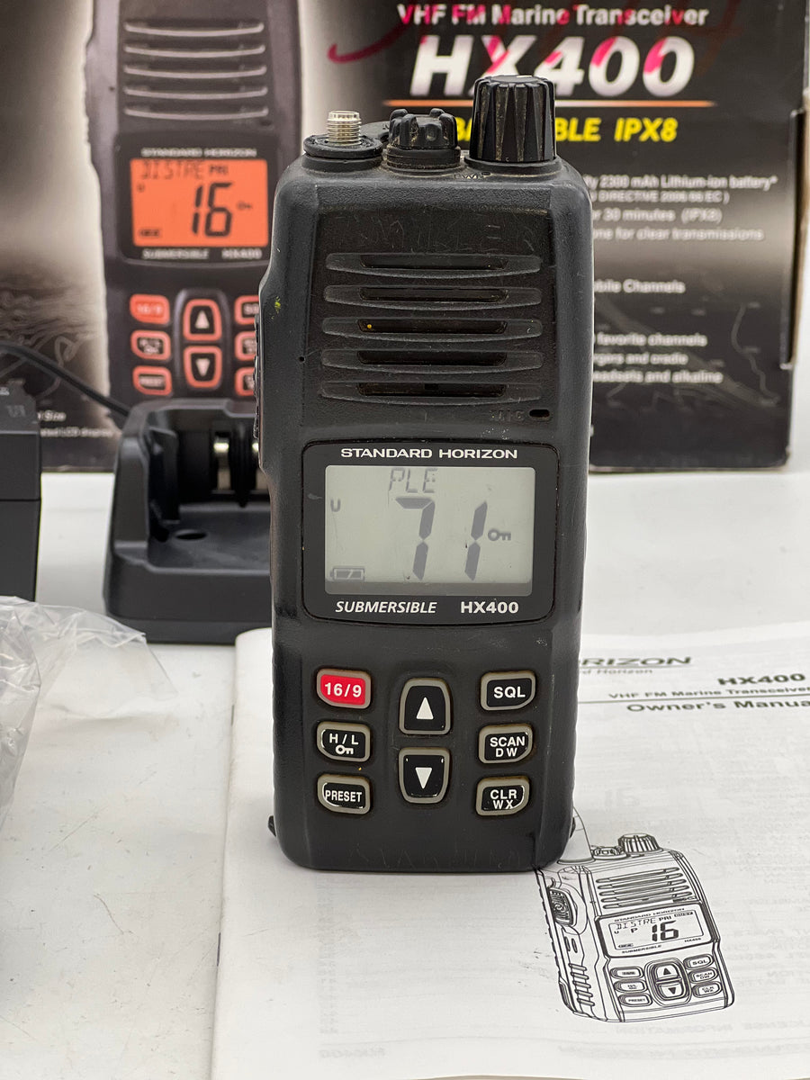 Standard Horizon HX400 Transceiver w/ Pictured Accessories (New/Used/F ...