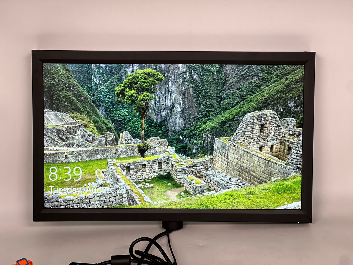 Effinet Systems EFL-2403HD Dual 24” LCD Monitor w/ Pwr Adapter, Pole M ...