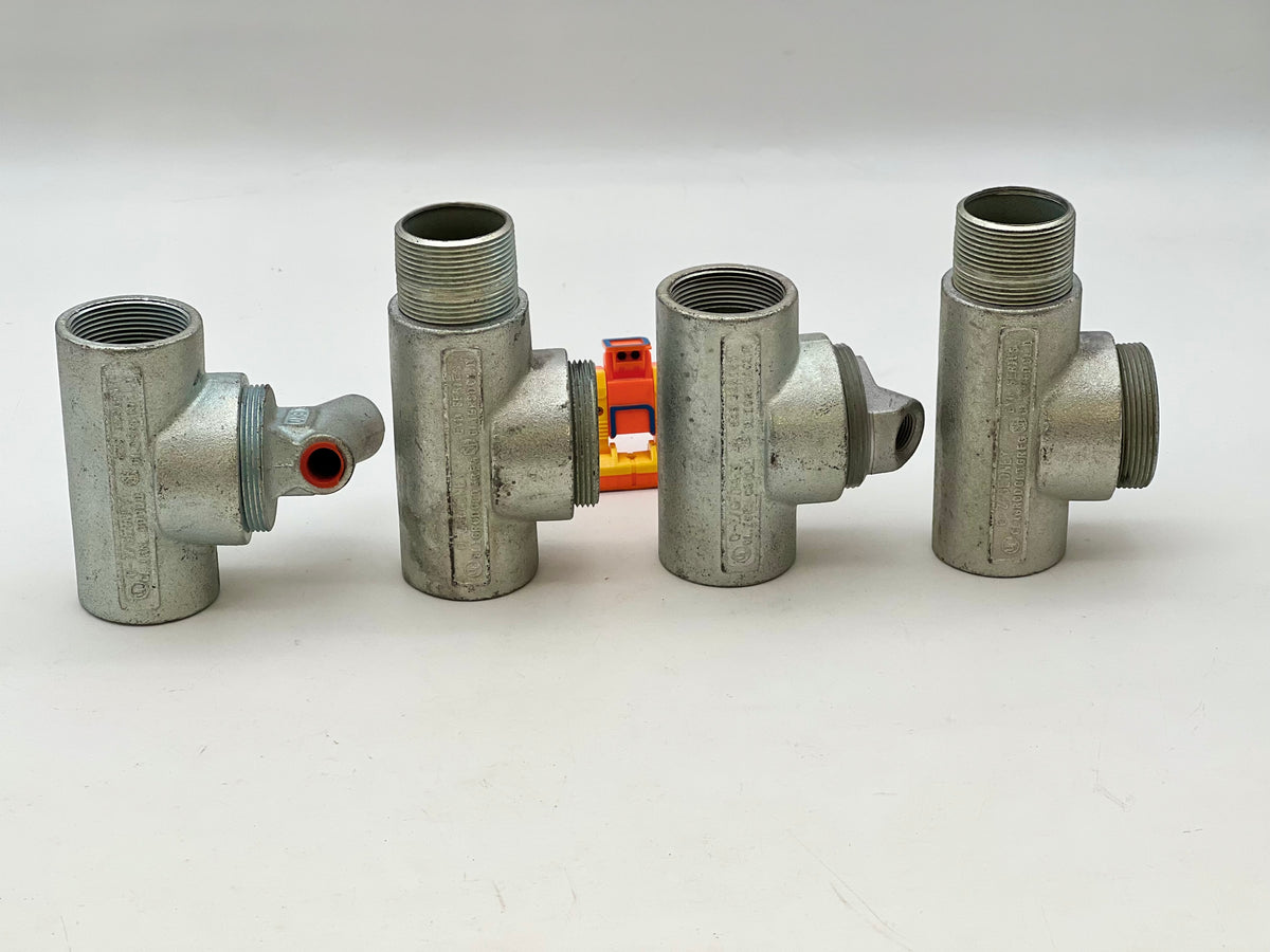 Appleton O-Z Gedney EYD/EZS Series Conduit Fitting, *Lot of (4)* (No B ...