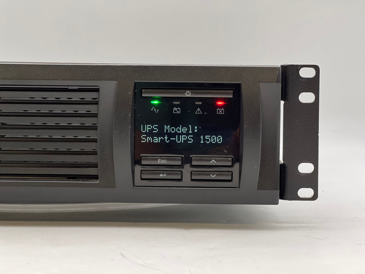 APC SMT1500RMI2U Smart-UPS 1500 Rack Mountable Battery Backup UPS (Use ...